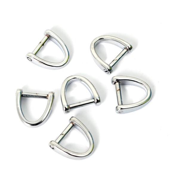 (Increased Fire) dカン ネジ式 6個入り 13mm 金具 後付け リング ハンドメイド DIY 金具 手芸 材料 小物 アクセサリー パーツ 8商品コード：55081295295型番：LIAO-57サイズ：18x18mmカ...