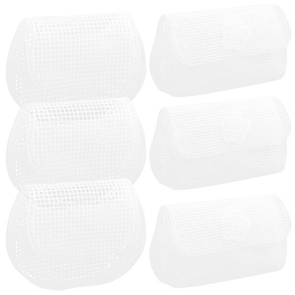 SUPVOX メッシュ キャンバスシート 裁縫シート プラスチック 透明 無地 DIY クラフト 手作り ハンドバッグ ニット かぎ針編みバッグ用 6枚セット 42.5×23.0cm商品コード：55081296425型番：J97HTFI36...