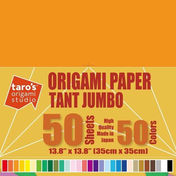 タント紙 標準35cm 両面カラー 50色 50枚セット 正方形 初心者から上級者向けの高級折り紙(日本製)商品コード：55081302186型番：OT-Jumbo-Variationサイズ：50 Sheetsカラー：50色。約80 GSM...