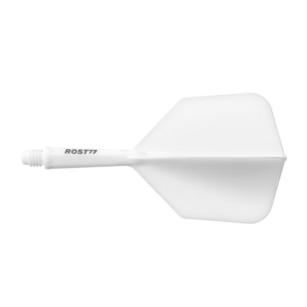 CUESOUL ROST 77 一体型フライト ビッグウィング シェイプ 3本セット ホワイト フライト ブラックロゴ Sサイズ(CS-77-2S-S)商品コード：55081302667型番：CS-77-2S-Sサイズ：Sカラー：ホワイト ...