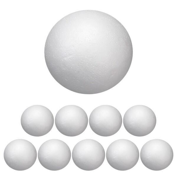 発泡ボール 球体 大容量セット 発泡スチロール フォームビーズ 梱包材 衝撃吸収 DIY 手芸 工作 (10cm, 10, 個)商品コード：55081303080型番：121F【DIY・手芸・工作に使いやすい発泡スチロールボール】発泡スチロ...