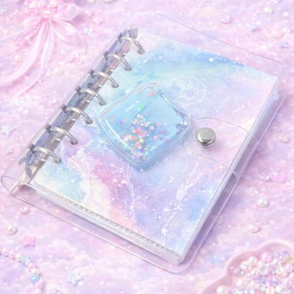 シール帳 シール手帳 かわいいが詰まった他にはない夢のシール帳 (星空, Sサイズ)商品コード：55081304004型番：Prod-it1-832サイズ：Sサイズカラー：星空【リングバインダーでページの入れ替えが簡単】 シールの追加や入れ...