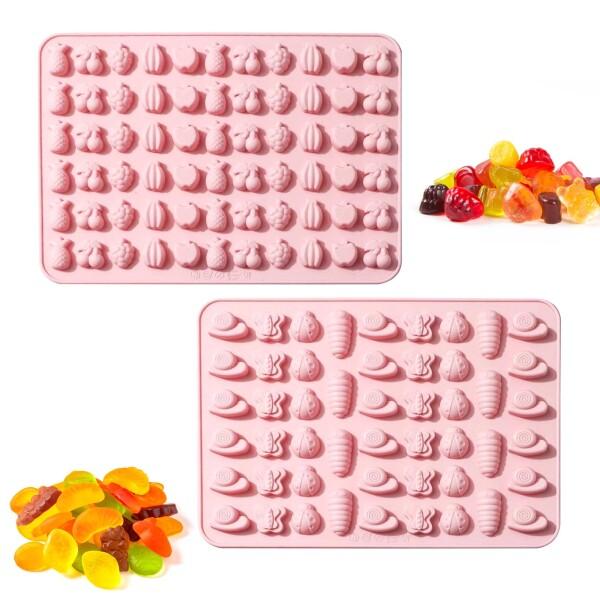 EsiFare チョコプレートモールド 2個入り お菓子型 チョコレート ゼリー型 製氷皿 3D抜き型 DIY 家庭用 キッチン 製菓用品 オーブン 冷蔵庫 耐熱耐冷 果物型 こんちゅう型商品コード：55081304964型番：EsiFar...