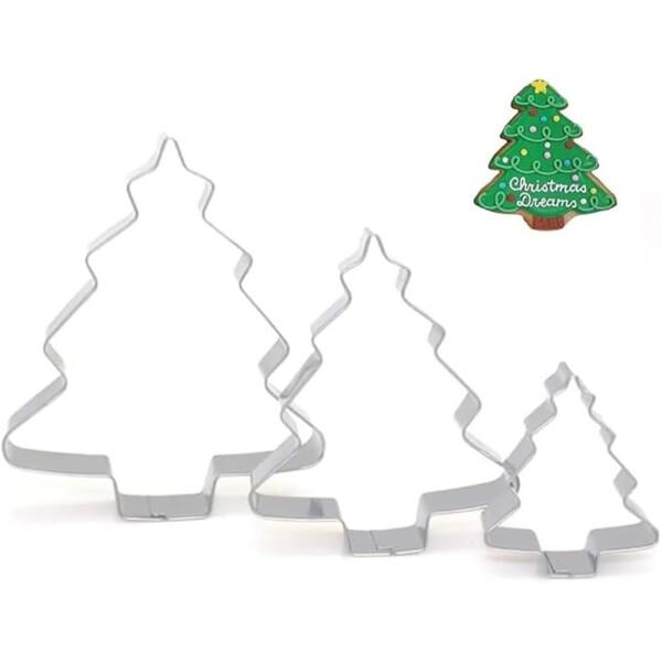 NITIUMI クッキー型 クリスマス クリスマスツリー クッキー抜型 ステンレス ツリー 抜き型 果物 お手作り お菓子作り ベーキングツール 3個入り商品コード：55081305051型番：GS-70291カラー：シルバー3個のステンレ...