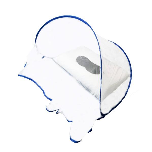 CMINGJ ポータブルモスキートヘッドネット 折りたたみ式 ポップアップ式旅行必需品 蚊帳 ベッドフリー設置 Lサイズ 寝室 キャンプ 昼寝に最適 (Lサイズ)商品コード：55081336201型番：MHN-2サイズ：大サイズカラー：ホワ...