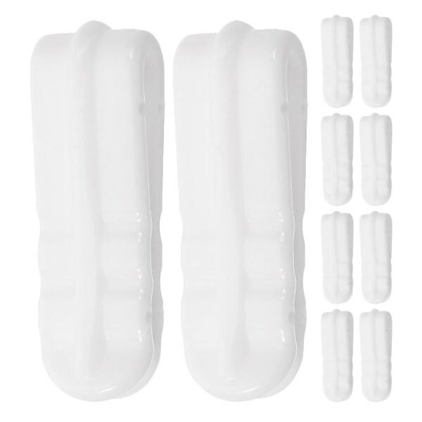 Frcolor 圧縮袋 スライダー 交換用 10個セット クリップ ジッパー 密封 留め具 布団圧縮袋 衣類 紛失 予備 パーツ チャック 閉める 道具 旅行 引越し 収納 補助 (ホワイト / 10個)商品コード：55081340646型...