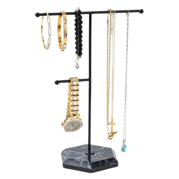 ateena ピアススタンド ネックレススタンド アクセサリースタンド ジュエリースタンド アクセサリー ディスプレイ 収納 (ブラックB)商品コード：55081340755型番：ateena【洗礼された外観のジュエリースタンド】美しい見た...