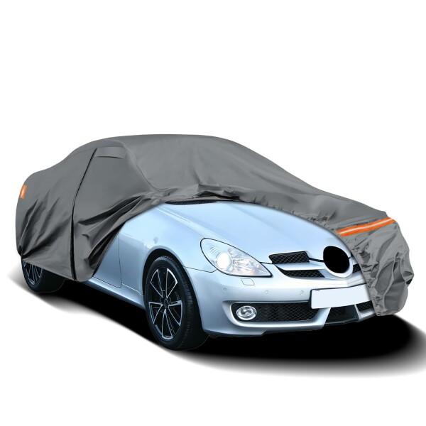 Syncnika メルセデスベンツ SLK (R171 / R172) 車カバー 2004-2016年対応 耐熱防塵 雨/雪/霜/黄砂対策 車庫・屋外兼用 グレー商品コード：55081350706型番：HRH0274-1サイズ：メルセデスベ...