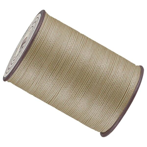 Kozelo 薄いレザー用ワックス糸 - 0.65mm x 93ヤード レザークラフトDIY 製本に適した実用的なワックスコーティング糸|PET＆ワックスコーティング カーキ色商品コード：55081351782型番：klf240416zz0...