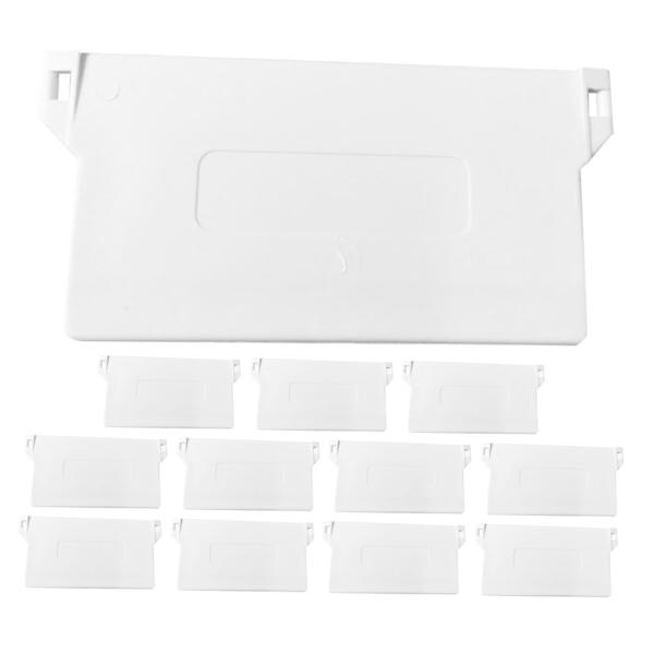 FRCOLOR 縦型ブラインド用ウェイト 12個セット 簡単取り付け可能 高耐久プラスチック製 リビング 寝室 バスルーム対応 ブラインド交換用アクセサリー商品コード：55081355235型番：1サイズ：10.20X5.00X0.30CM...