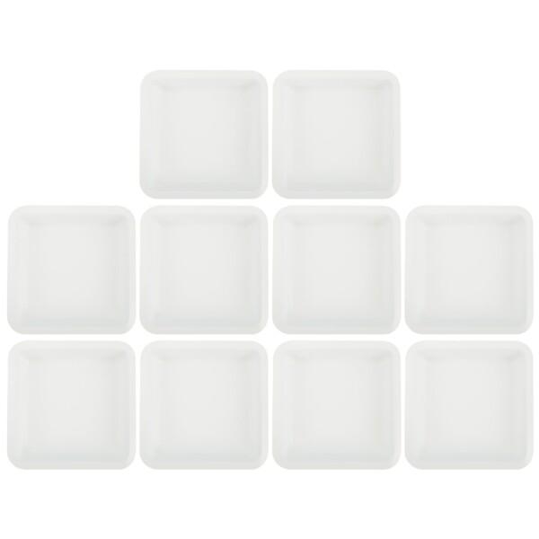 Cabilock 10個プラスチック製スクエア秤量皿 スムーズで帯電防止表面 実験室用計量ボート 重量測定用スタッカブルトレイ商品コード：55081364199型番：J0923176C89サイズ：13.50X13.50X2.50CMカラー：...