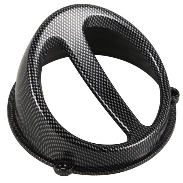 Gatuida バイク ファンカバー エンジン冷却ブレードカバー 吸気口カバー クーリングファンカバー スクーター用 オートバイ パーツ アクセサリー ドレスアップ カーボンファイバー調 黒 空気入口カバー 簡単取付 多車種対応 エアインテ...