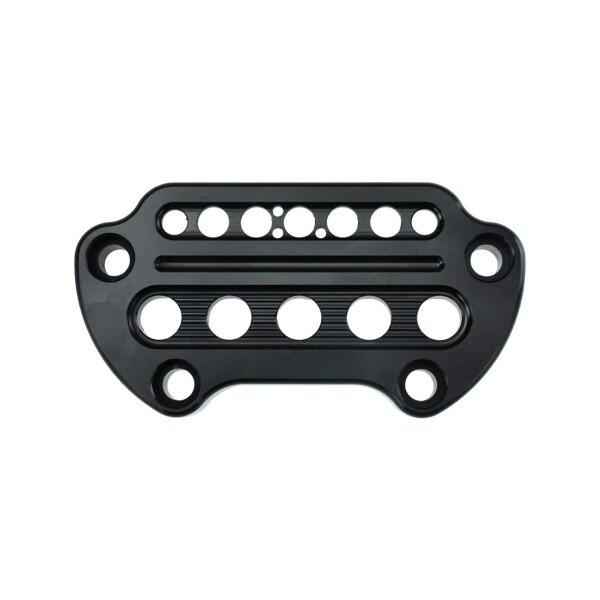 HDBUBALUS インジケーター ライト ハンドルバー トップ バーライザー クランプ マウント ハーレー スポーツスター ダイナ ファットボブ用商品コード：55081367200型番：JPCR022901カラー：A ブラック1.対応車種...