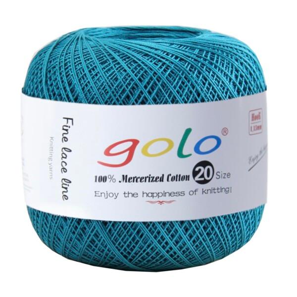 レース糸 20番 40g 約360m コットン刺繍糸 純棉シャトルレース糸商品コード：55081419157サイズ：Size 20カラー：612ブルーこの毛糸は100%ロングステープルコットンを使用しており、表面が滑らかで色鮮やかに仕上がっ...