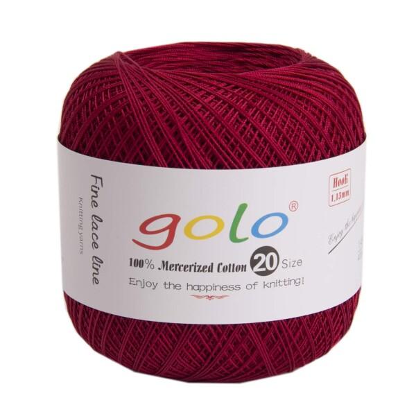 レース糸 20番 40g 約360m コットン刺繍糸 純棉シャトルレース糸 194ライトワインレッド商品コード：55081419158サイズ：Size 20カラー：194ライトワインレッドこの毛糸は100%ロングステープルコットンを使用して...