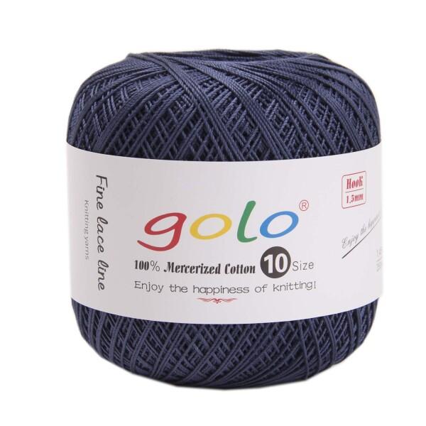 レース糸 毛糸 番20 40g 約228m ダークブルー商品コード：55081419159サイズ：Size 10カラー：357ネイビーブルーこの毛糸は100%ロングステープルコットンを使用しており、表面が滑らかで色鮮やかに仕上がっています。...