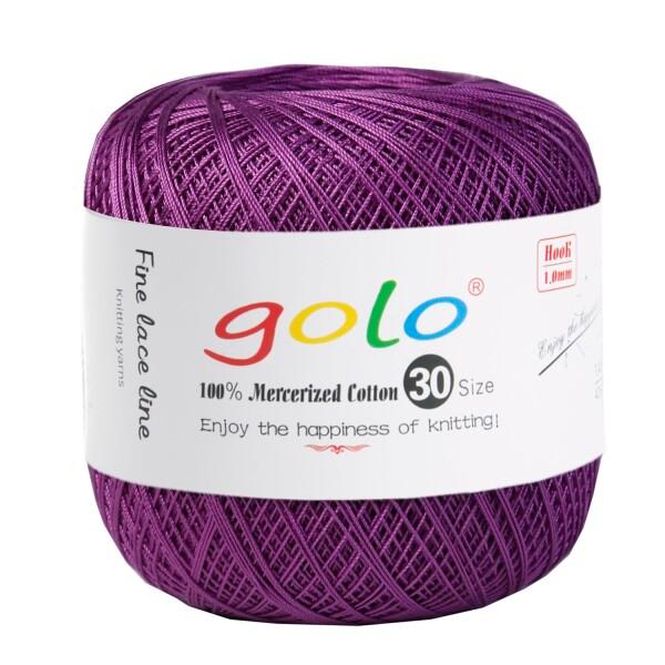 レース糸 毛糸 30番 40g 約400m パープル 634商品コード：55081419165サイズ：Size 30カラー：634赤紫この毛糸は100%ロングステープルコットンを使用しており、表面が滑らかで色鮮やかに仕上がっています。かぎ針...