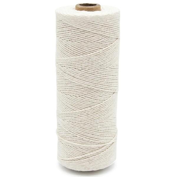 Rruize 綿紐 たこ糸 コットン100% 3本撚り 1mm×200m ベージュ 細め 手芸 DIY ラッピング タグ紐 園芸 盆栽 結束用(200M)商品コード：55081420293型番：RZ-CR1MM-200サイズ：200Mカラー...