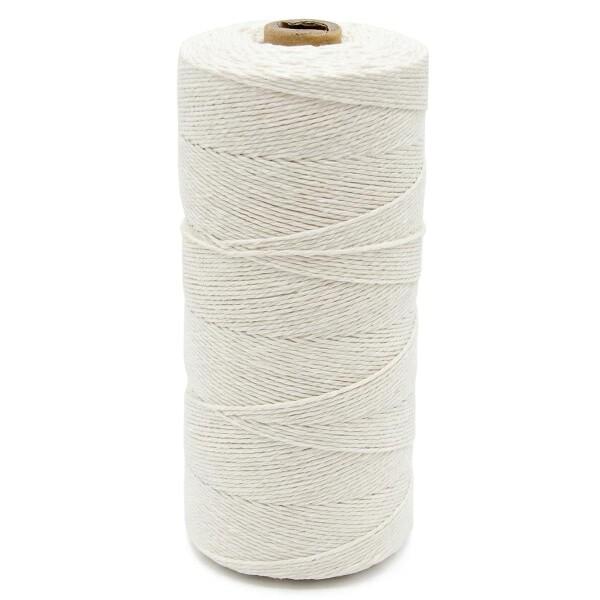 Rruize 綿紐 たこ糸 コットン100% 3本撚り たこ糸 1mm 450m 大容量 ベージュ 細め 大容量 手芸 DIY ラッピング タグ紐 園芸 盆栽 結束用 (450M)商品コード：55081420294型番：RZ-CR1MMサイ...