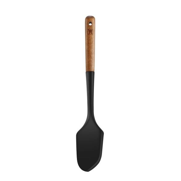 WAGENSTEIGER FLEXIBEL 耐熱シリコンスパチュラ 木製ハンドル ノンスティック対応 BPAフリー (1634)商品コード：55081432889型番：1634サイズ：31cmカラー：ブラック【柔軟なシリコンスパチュラ】 や...