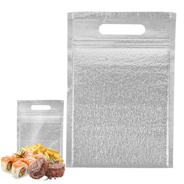 Stoooduo 保冷バッグ アルミ保冷袋 40x50cm 2枚セット 保温 冷蔵 冷凍 包装 ランチバック クーラーバッグ ランチバッグ お弁当袋 テイクアウト おりたたみ可能商品コード：55081433657型番：duo-187-40x...
