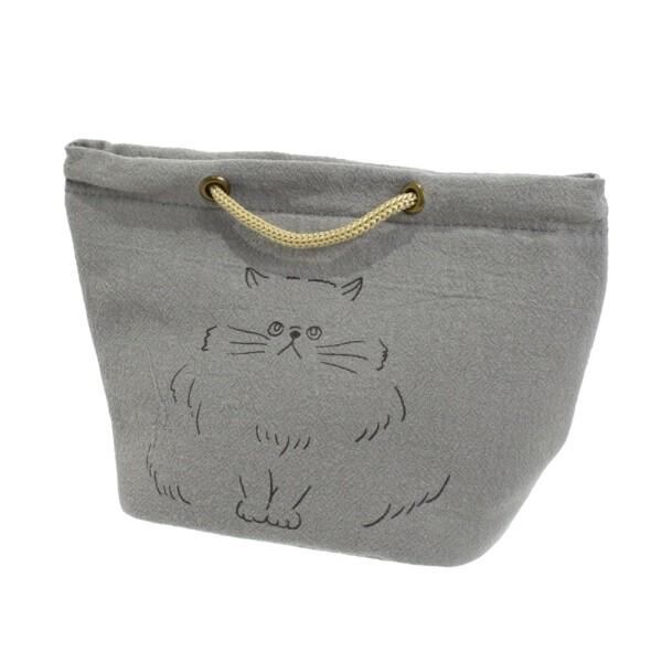 Sabu にゃお 保冷手さげおにぎりポーチ グレー 423222商品コード：55081433670型番：423222サイズ：おにぎりポーチカラー：グレーカラー:グレー素材:表地:綿100% 裏地:ポリエステル100%(シルバーコーティング)...