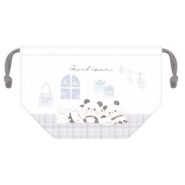 カミオジャパン(Kamiojapan) もちもちぱんだ(ランチ巾着)お弁当きんちゃくポーチ/新入学商品コード：55081433678型番：210590もちもちぱんだのかわいいランチ雑貨シリーズお弁当袋/大判ハンカチ/ランチバッグ/クーラーバ...