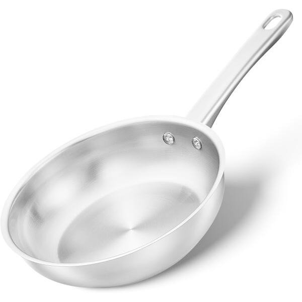 KOCH SYSTEME CS ステンレス フライパン 20cm 軽量 ステンレスフライパン 底面3層構造 IH対応 オーブン対応 食洗機対応商品コード：55081435227サイズ：20cmカラー：シルバー高品質ステンレス鋼:20cmフラ...