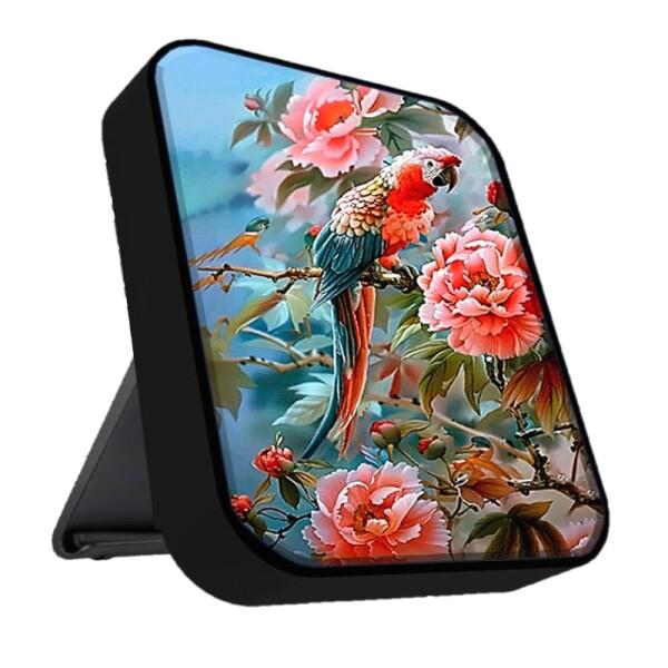 Magic Display 3DアートLED 14cm×18cm LEDフォトフレーム ライト付き 鳥と花 プレゼント タイプCケーブル付属商品コード：55081456761型番：MDT-FRM0010サイズ：14 x 18カラー：ブラック...