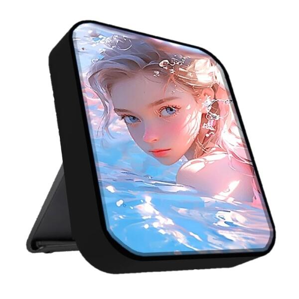 Magic Display 3DアートLED 14cm×18cm LEDフォトフレーム ライト付き パターンA プレゼント タイプCケーブル付属 (透き通る少女, ブラック, 1 x 18)商品コード：55081456765型番：MDT-F...