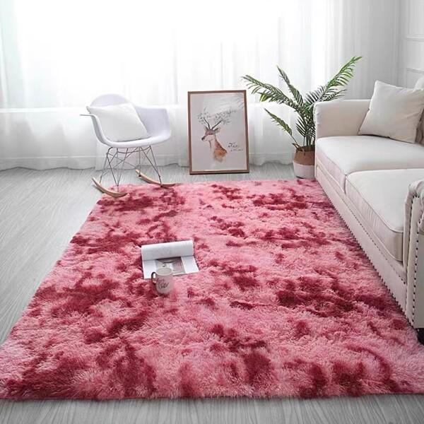 AIMECOラグマット カーペット 北欧おしゃれ じゅうたん ふわふわ rug carpet 絨毯 約1.2畳 抗菌除ダニ 子供部屋 リビング 寮 サラリーマン スカーレットに染める120*160cm商品コード：55081458278型番：...