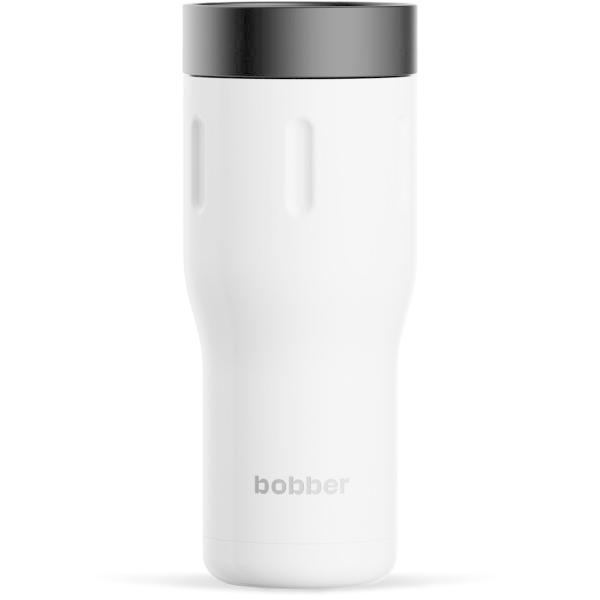 BOBBER 470ml ステンレス製 タンブラー 蓋付き コーヒー保温＆保冷 - 真空断熱 トラベルマグ 食洗機対応 - 金属製サーモス コーヒーカップ BPAフリー 8時間保温 (ホワイト)商品コード：55081462570型番：B09...