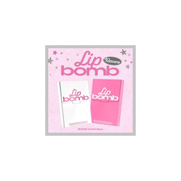 RESCENE lip bomb 3rd Mini Album Standard Random Version Outbox+Mini CD+PhotoBook+PhotoCard+Lyrics Paper+Tattoo Sticker+F...