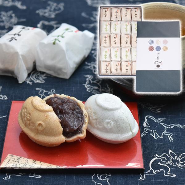 <商品説明>名称:あしや釜最中 12個セット（小豆餡・抹茶餡　各6個）商品の特徴:完全無添加の上質の最中。国の重要文化財に指定された芦屋釜に見立てたもち米の皮に、防腐剤、添加物を使用せず一つ一つ手詰めにより、ぎっしりと詰められた...