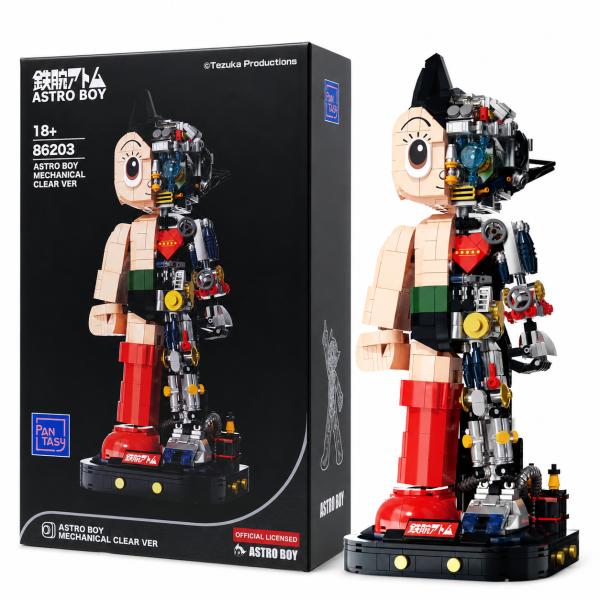 鉄腕アトム 86203 PANTASYブロック フィギュア鉄腕アトム レゴPANTASY（パンタシー）のMechanical Astro Boy です。鉄腕アトムのメカニカルデザインモデルで、存在感のあるデザインが魅力です。手塚プロダクショ...