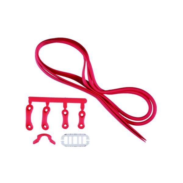 カラー: R(レッド)素材:鼻ベルト/エラストマー　　　　ベルト/エチレンプロピレンゴム　　　　ベルトアジャスター/ポリカーボネート鼻ベルト(S・M・L・O・X)5サイズ入り定価：770円（税込価格）※商品の色は、印刷の工程上、多少異なる場...