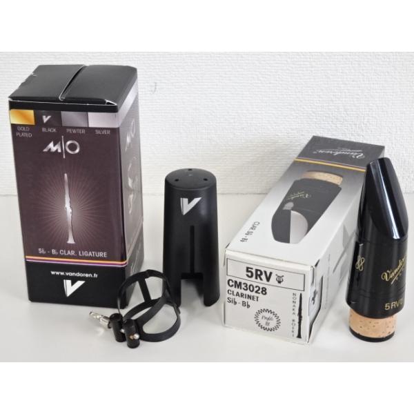 B♭クラリネット用マウスピース　リガチャー＆キャップ　M/O　BK付