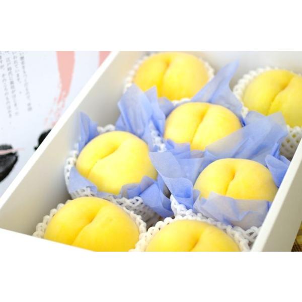 黄桃通信販売。黄金桃・他品種の黄色いモモを販売取寄。フルーツギフトに 中箱 約7玉〜約9玉  山形・他産地