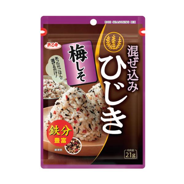 ★2023年3月6日より、内容量変更・価格改定しております。ご了承ください。●いつものあったかごはんに混ぜるだけでひじきごはんが楽しめます。●梅しそのさわやかな酸味が食欲をそそります。■内容量21g×10個■賞味期限製造日より12ヶ月■特定...