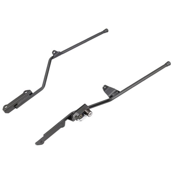 【適合車種】HAWK11　【適合型式】8BL-SC85　【適合年式】2023年　【商品説明】サイドバッグを装着した際の安定性を高める補助サポートバー。 ●リアタイヤへの巻き込み防止し、走行中の不安や危険を解消。 ●スッキリしたデザインでバッ...