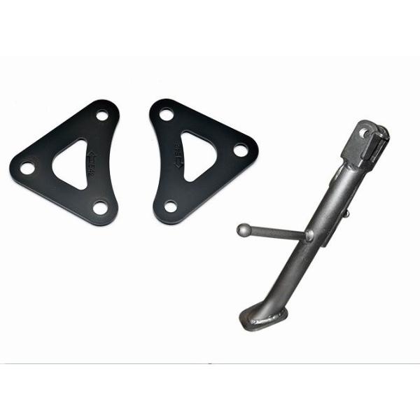 【適合車種】KATANA（刀）　【適合型式】2BL-GT79B　【商品説明】ローダウンキット（PHA542D）とショートサイドスタンド（PHS542A）のセット品番。 ●ローダウンキットはスチール／亜鉛メッキブラック ●三角プレートタイプ ...