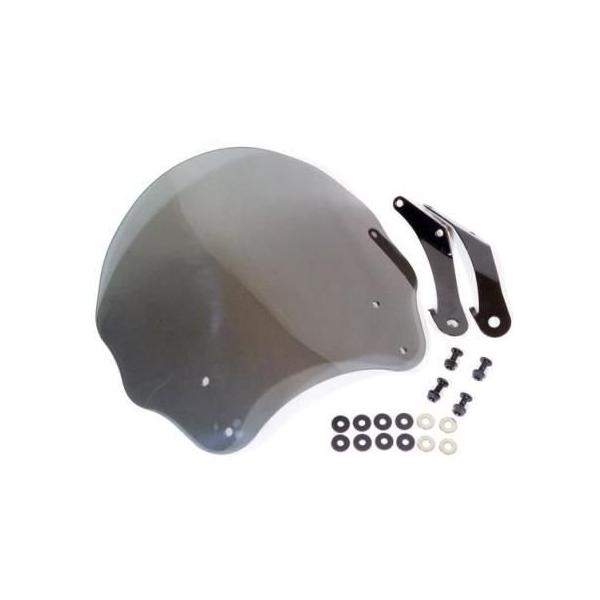 【適合】汎用　【商品説明】大き目のメーターバイザーが欲しいというご要望にお答えして、開発したのが、WS-05Mです。 ●ビキニカウルと同程度の風防効果を備えたメーターバイザーです。 ●スタイル的にビキニカウルはちょっと・・・でも風防効果は欲...