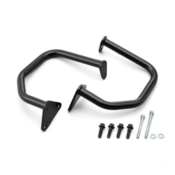 【適合車種】ドラッグスター400（96〜17年）、ドラッグスタークラシック400（98〜17年）　【商品説明】スチールパイプ製の強固なエンジンガード。 ●立ちゴケ等の軽度な転倒に対し、エンジンやカウルのダメージを軽減します。 ●パイプはアメ...