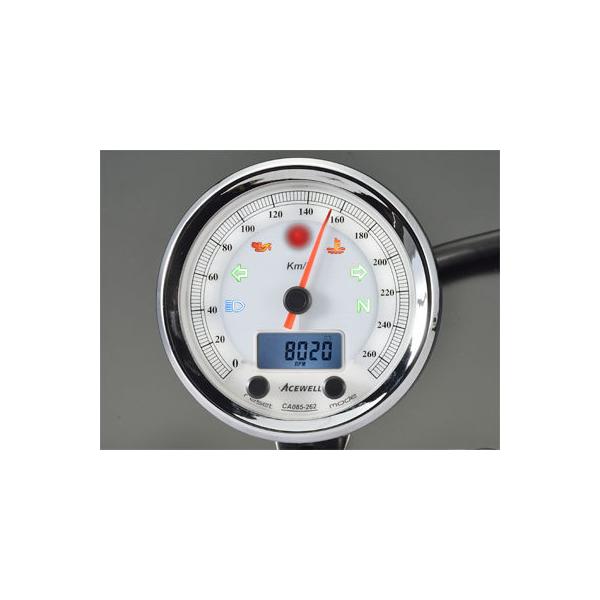 【適合】汎用　【備考】※画像は実際の商品と多少異なる場合がございますので、詳しい仕様は商品説明をご参照ください。　【商品説明】クラシカルな雰囲気の中にデジタルの多機能を詰め込んだモデルです。 ●CA085-152 〜 262 は針式スピード...