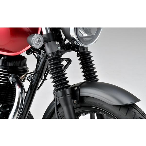 【適合車種】GB350　【適合型式】2BL-NC59　【適合年式】2021年　【商品説明】飛び石等によるインナーチューブの傷付きや、ダストによる シールラバーのダメージを抑制。左右セット