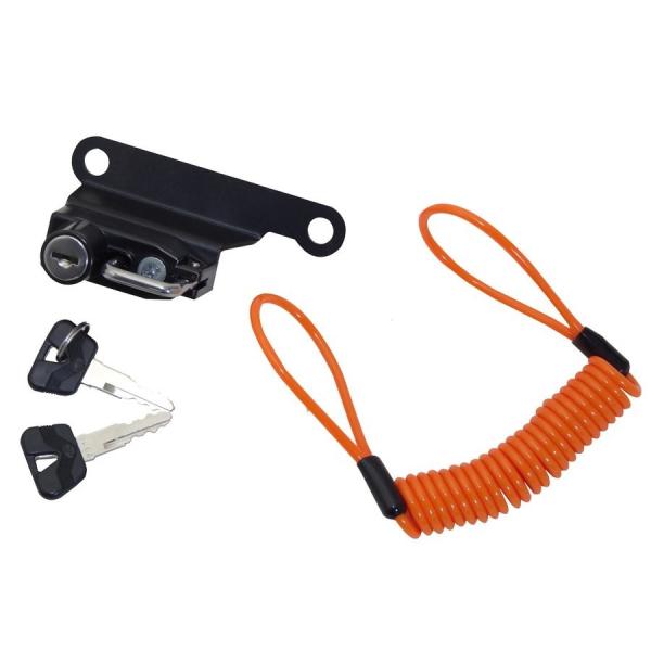 【適合車種】CBR250RR　【適合型式】2BK-MC51　【商品説明】ちょっとだったら大丈夫だろう・・・ ●出かけた先でヘルメットをミラーに掛けたり、シート上にヘルメットを乗せてバイクから離れてしまったことはありませんか？ ●ヘルメットホ...