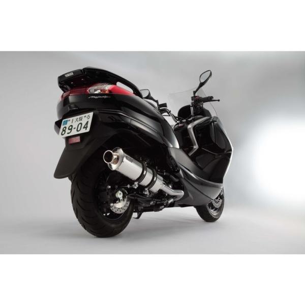 【適合車種】マジェスティ（MAJESTY）4D9　【適合型式】JBK-SG20J　【適合年式】2007年〜　【備考】※政府認証マフラーのためバッフル取り外しはできません。　【商品説明】ステンレスサイレンサー・ステンレスエキゾーストパイプ。 ...