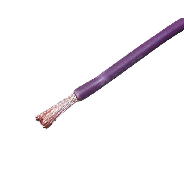 【適合】汎用　【商品説明】色： ●紫 ●サイズ： ●AVSS 1.25sq ●外径：約2.2mm 外皮径：約0.3mmx2=0.6mm ●内径：約1.6mm （AWG16gaugeに相当） ●素材： ●外皮：ラバー　線：銅　対応温度：約90...