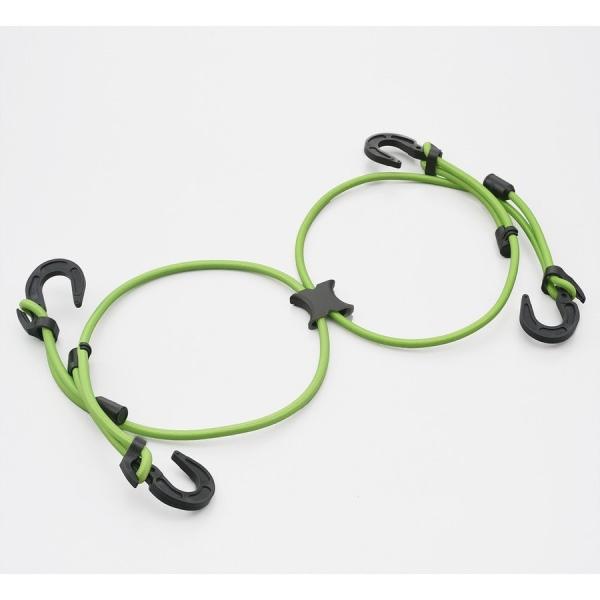 【適合】汎用　【商品説明】エックスタイプには便利なXエックスジョインターが付属。 ●Xエックスジョインターからコードを取り外せば、2本別々にも使用可能で自由度倍増。 ●エックス形状にすることで、ゴムコードへの負担も軽減。 ●・Xジョインター...