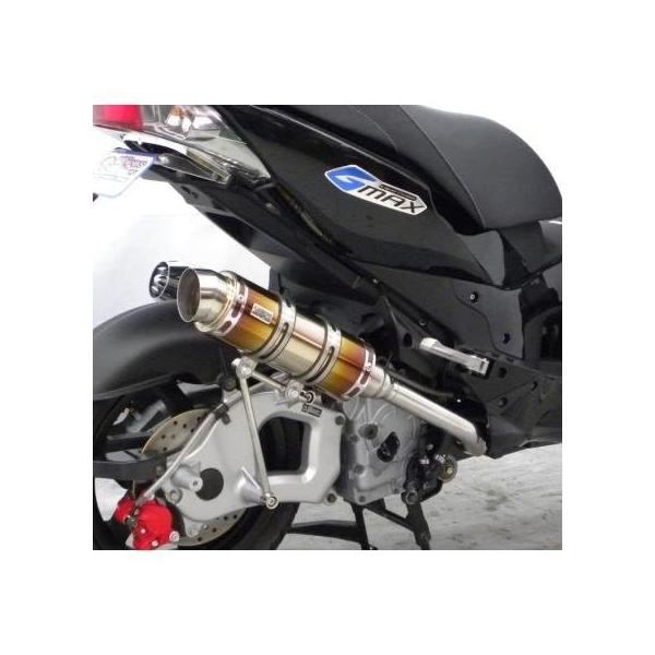 ■受注生産商品となっており、商品手配後 2週間程度入荷にお時間を頂きます。■　　【適合車種】PGO G-MAX125　【適合型式】RFVM2M2A　※平成22年4月1日より施行された認証制度に適合する認証マフラーではありません。ご理解の程よ...